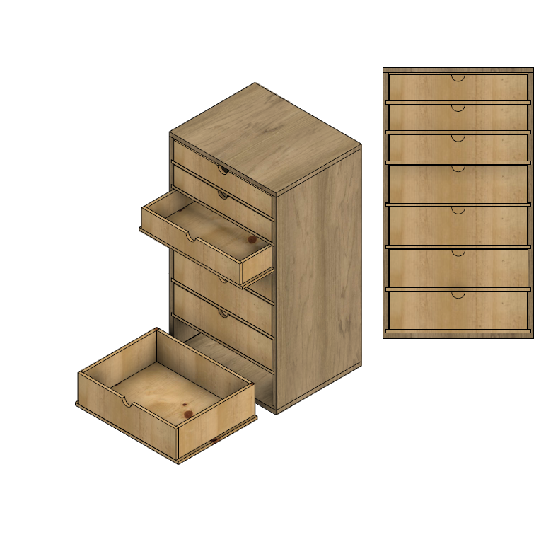 Tool chest-Build plans - CNCWOODSHOP